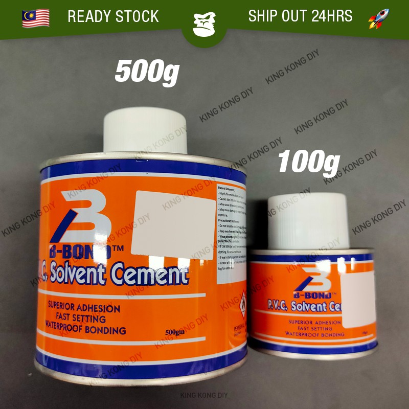 100G / 500G B-BOND PVC Solvent Cement Glue Gum Adhesive Gam PVC ...