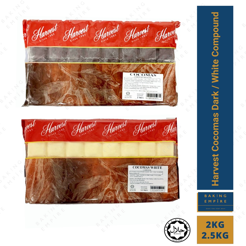 Cocomas White/Chocolate Compound-2.5kg/2kg/1.25kg/1kg/625g | Shopee ...