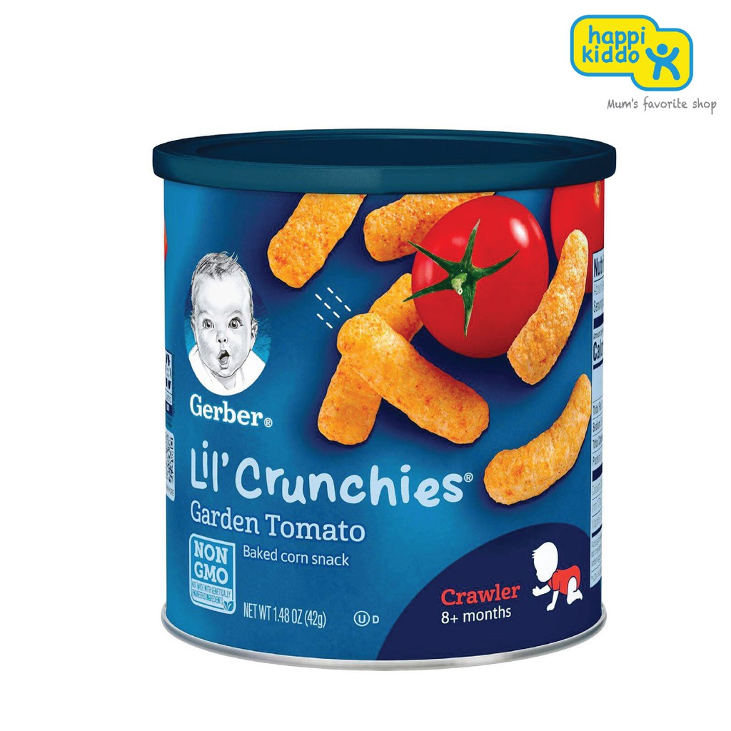 Gerber Lil Crunchies Baked Corn Snack | Shopee Malaysia