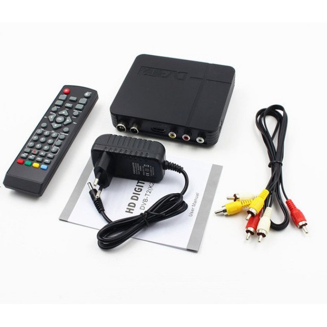 Digital TV K2 Receiver USB Media Player Decoder free HDMI Cable ...