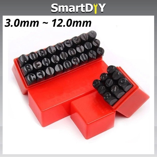 Alphabet Letter A-Z Number 0-9 Alphabet Letter & Number Punch (3-12mm ...