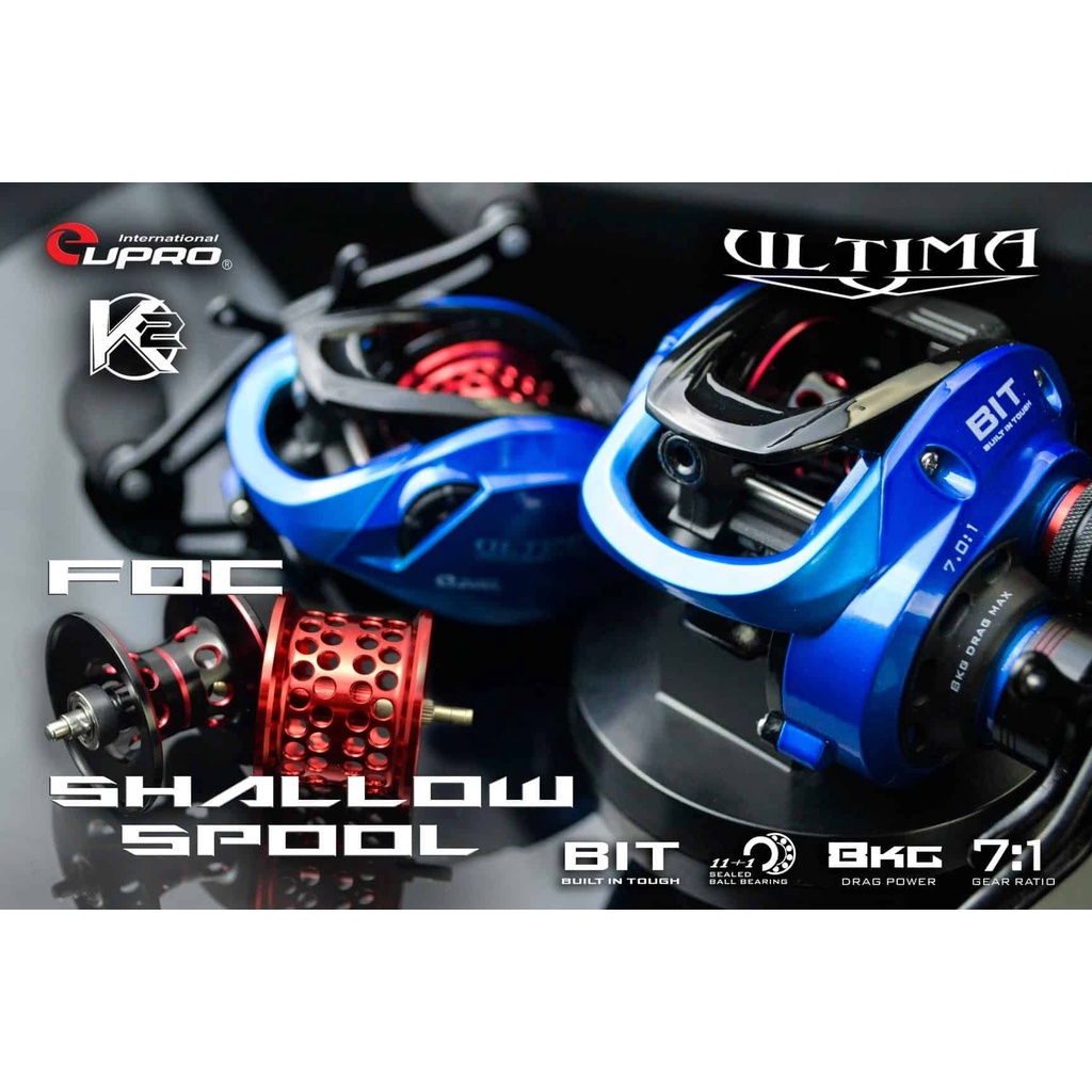 Original EUPRO K2 ULTIMA CASTING REEL | Shopee Malaysia
