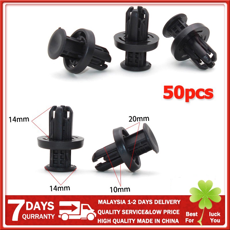 🔥In stock🔥50 pieces Honda car rivet bumper clip fender plastic ...