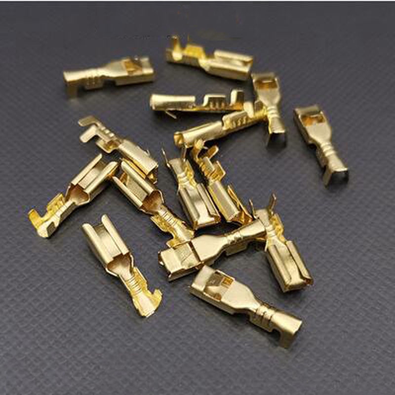 50PCS 2.8 Square Plug Spring Thorn Plug Spring Connector 2.8mm Female ...