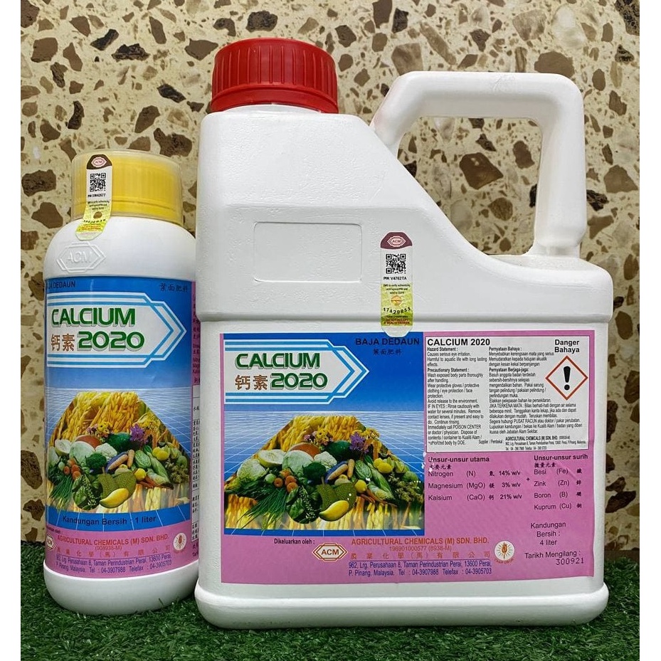 Baja Foliar ACM Calcium 2020 - Baja Kalsium Amino Acid Calcium ...