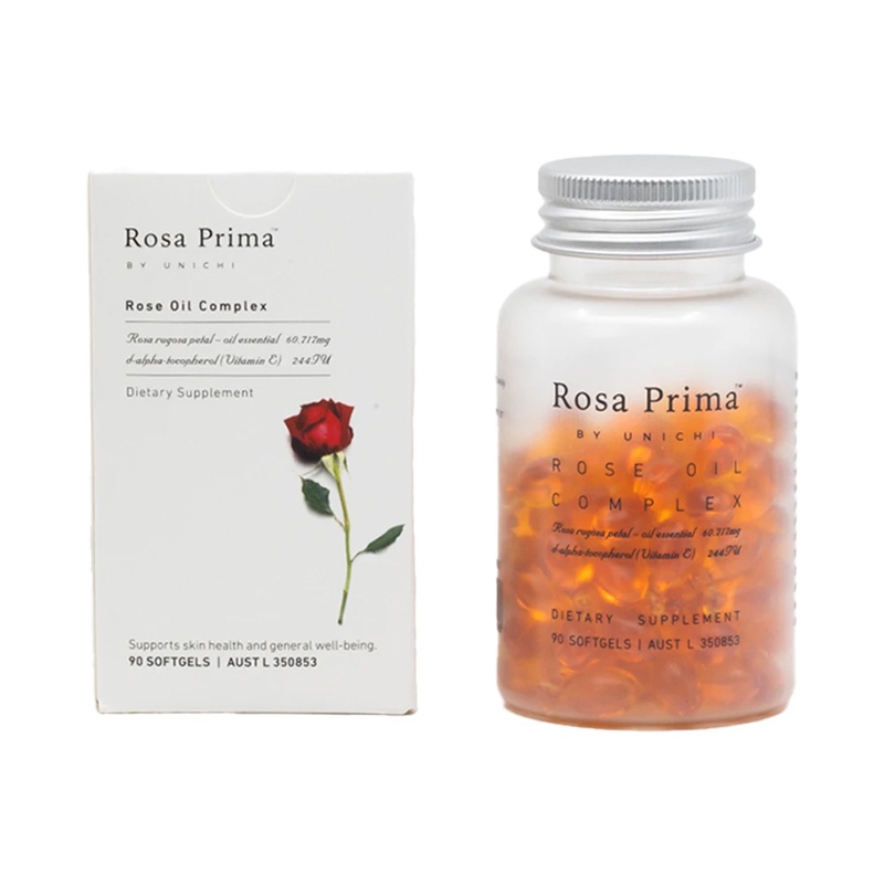 Unichi Rosa Prima Rose OIl Complex 90 Softgels (EXP:01 2024) | Shopee ...