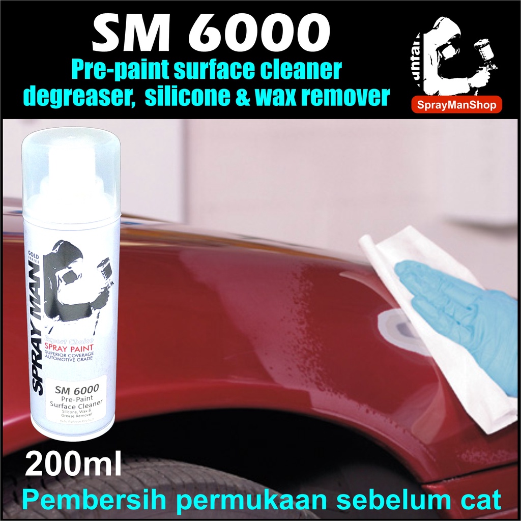 SM6000 Pre-paint Surface Cleaner Degreaser Wax & Silicone Remover ...