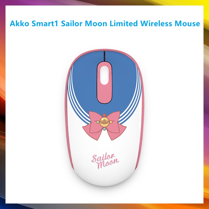AKKO Smart1 Sailor Moon Wireless Mouse Pink Cute Girl Anime Cartoon ...