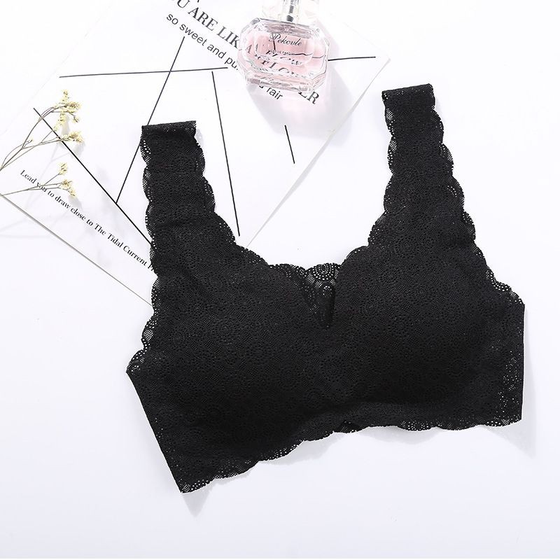 Sexy Pieceless Solid Color No Steel Ring Removable Chest Sports Bra ...