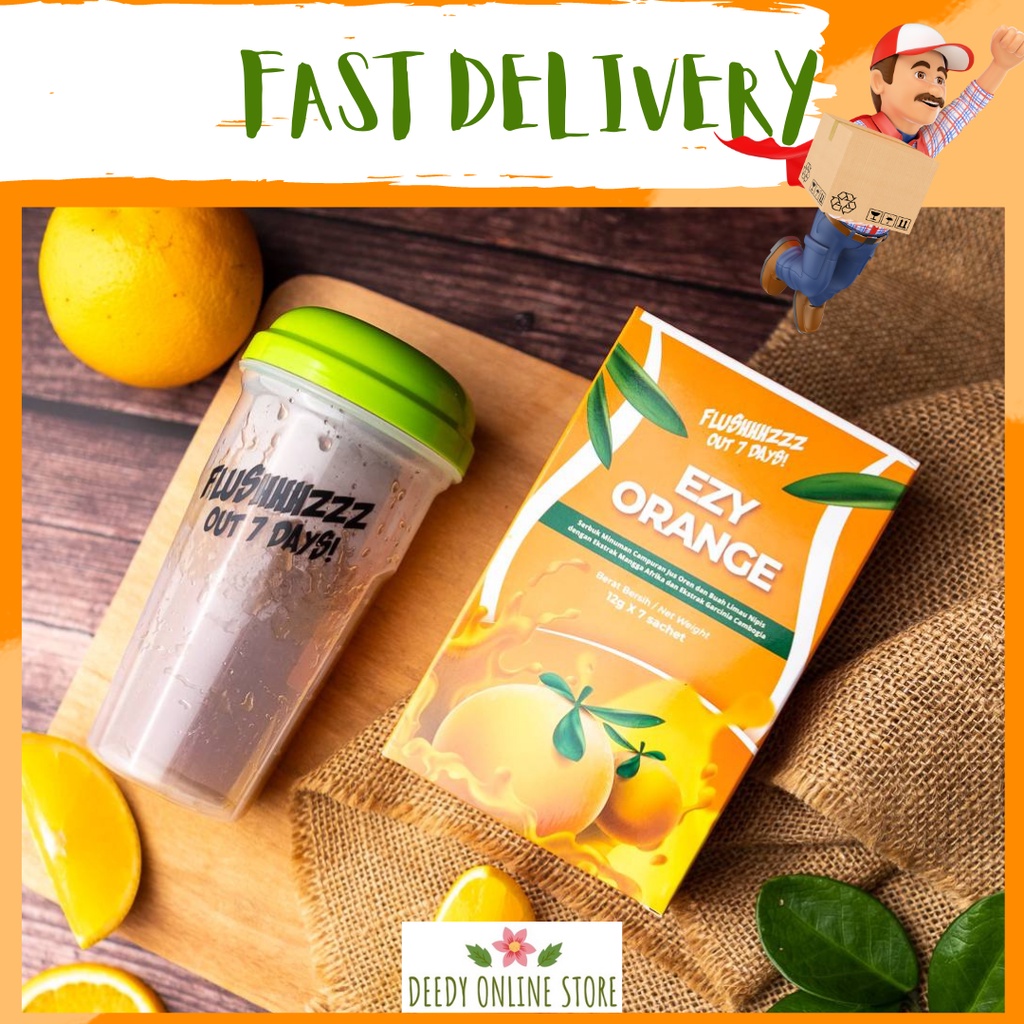 EZY ORANGE - MINUMAN DETOX FAT BURNER & DIET - WITH FREE GIFT | Shopee ...