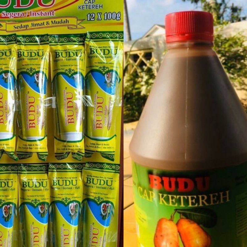 BUDU CAP KETEREH KELANTAN 👍 ORIGINAL KELATE 🔥 2kg (Botol) 12x100g (Tiup ...