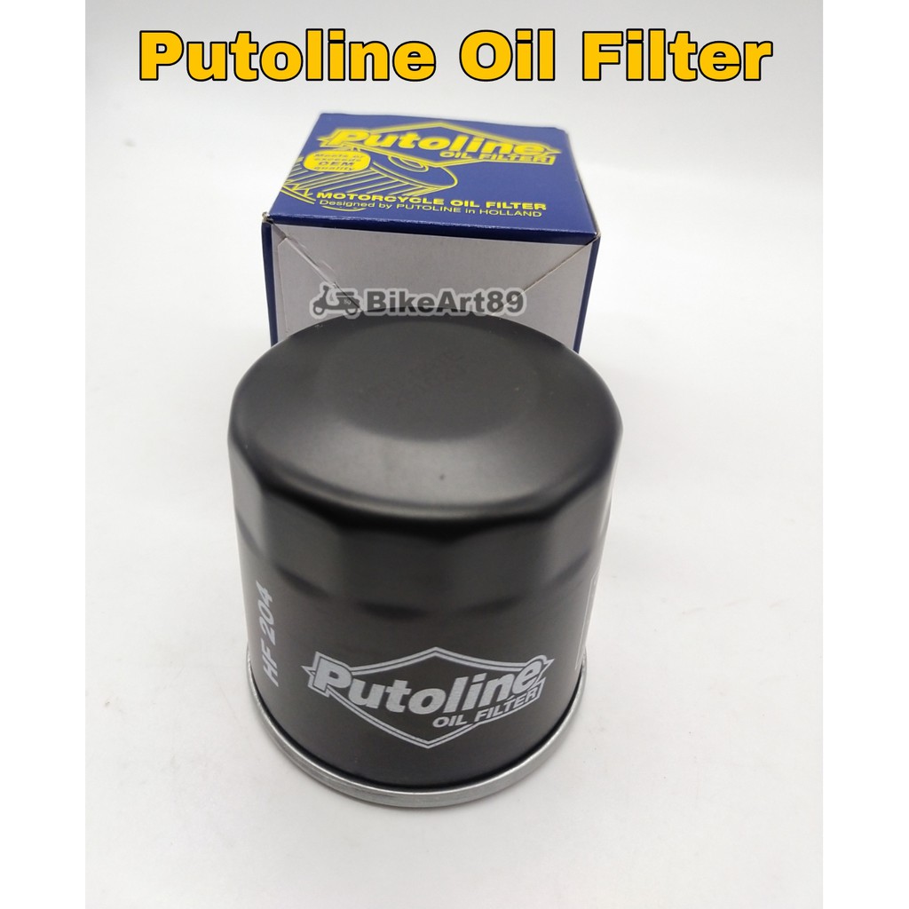 OIL FILTER PUTOLINE HF204 - Z250 ER6 VERSYS Z750 Z800 Z900 Z1000 R25 ...