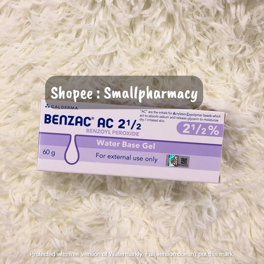 Benzac AC Gel 2.5% or 5% 60g | Shopee Malaysia