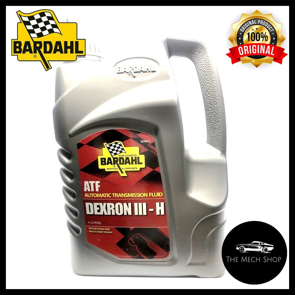Bardahl ATF Dexron III-H Automatic Transmission Fluid (4 Litres ...