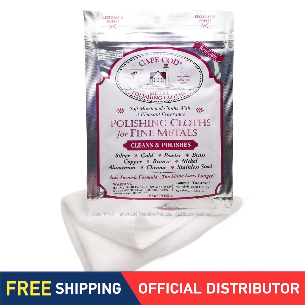 Cape Polish - Metal Polishing Cloths + Buffing Cloth (Starter Kit ...