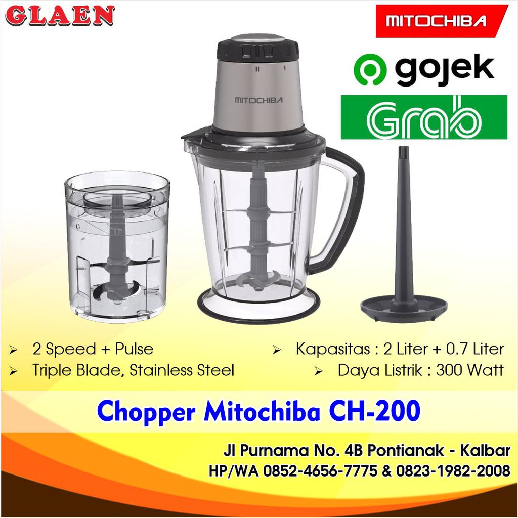 Mitochiba CH 200 | Mito Ch-200 Meat Grinder Chopper | Magic Chopper ...