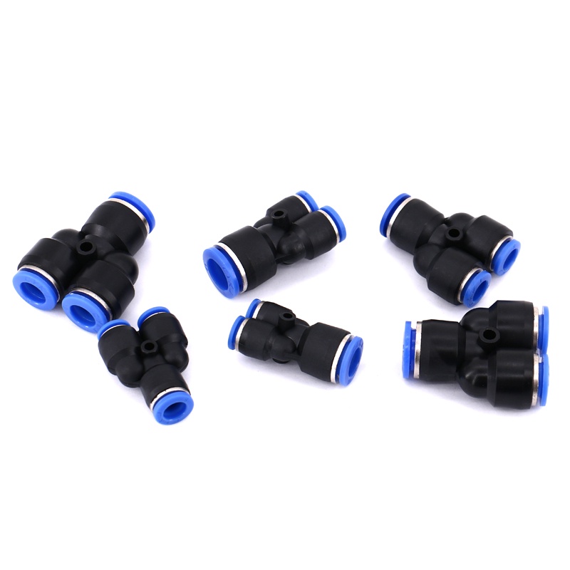 4mm 6mm 8mm 10mm 12mm 14mm 16mm Hose Tube Union Y Type Reducer One ...