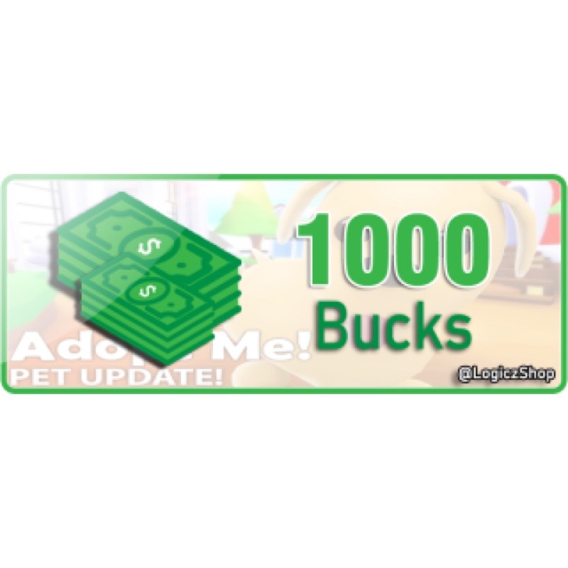 adopt me cash bucks 1000/rm2 | Shopee Malaysia