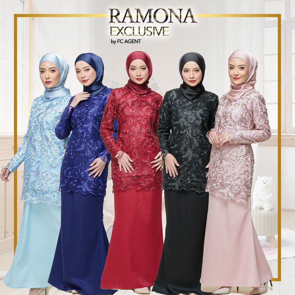 BAJU KURUNG NIKAH/KAHWIN/TUNANG RAMONA EXCLUSIVE / WUDUK FRIENDLY | Shopee Malaysia