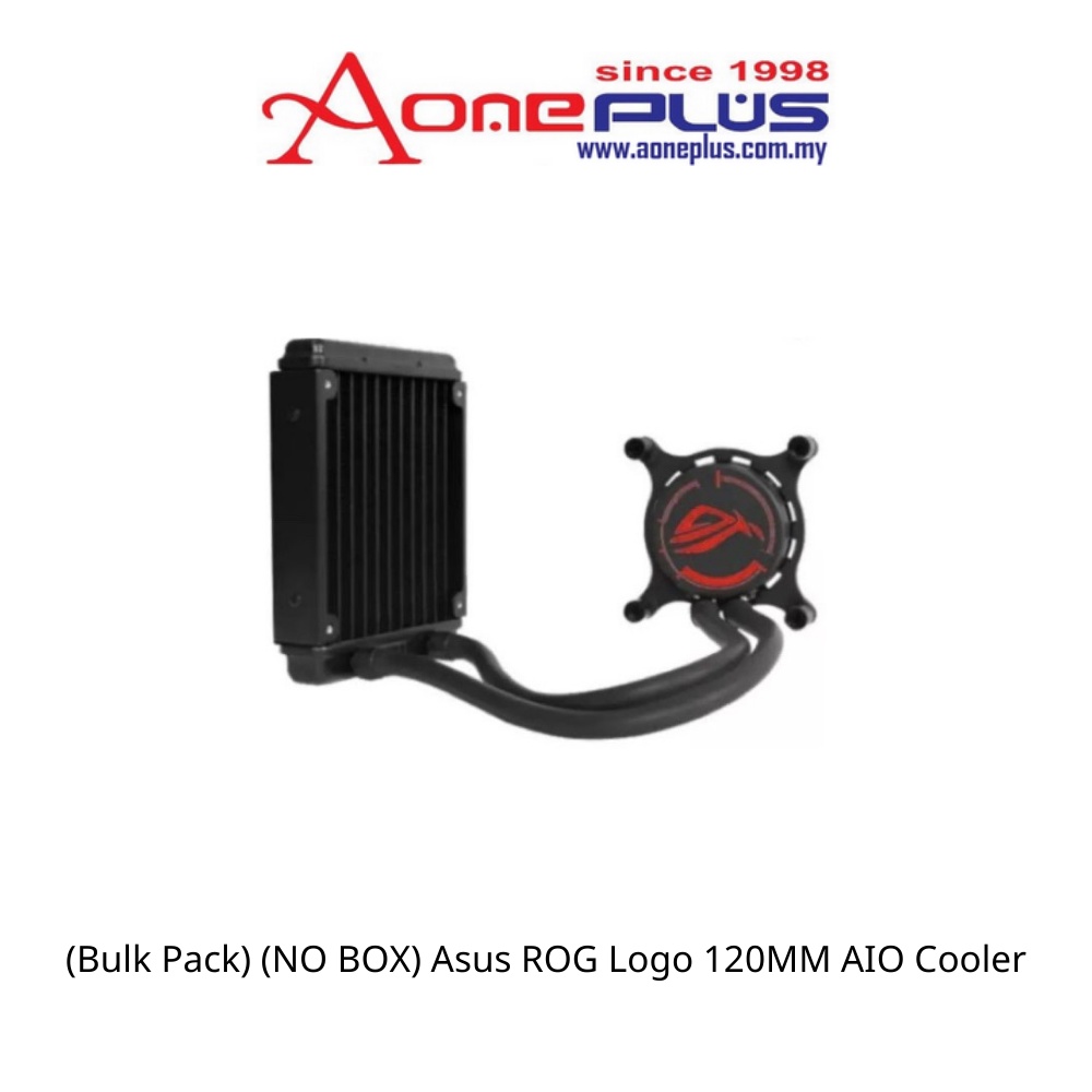 AONE PLUS SS2) (Bulk Pack) (NO BOX) Asus ROG Logo 120MM AIO Cooler ...