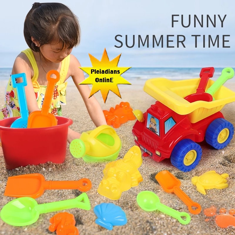 HOMIEE 14 Pcs Sand Toy Playing Shovel Set Outdoor Bucket Sand Digging ...