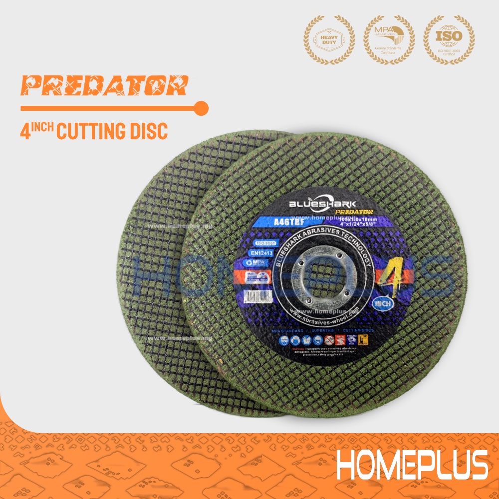 4 inch Green Steel Cutting Disc 105 x 1.0 x 16mm Angle Grinder Inox ...