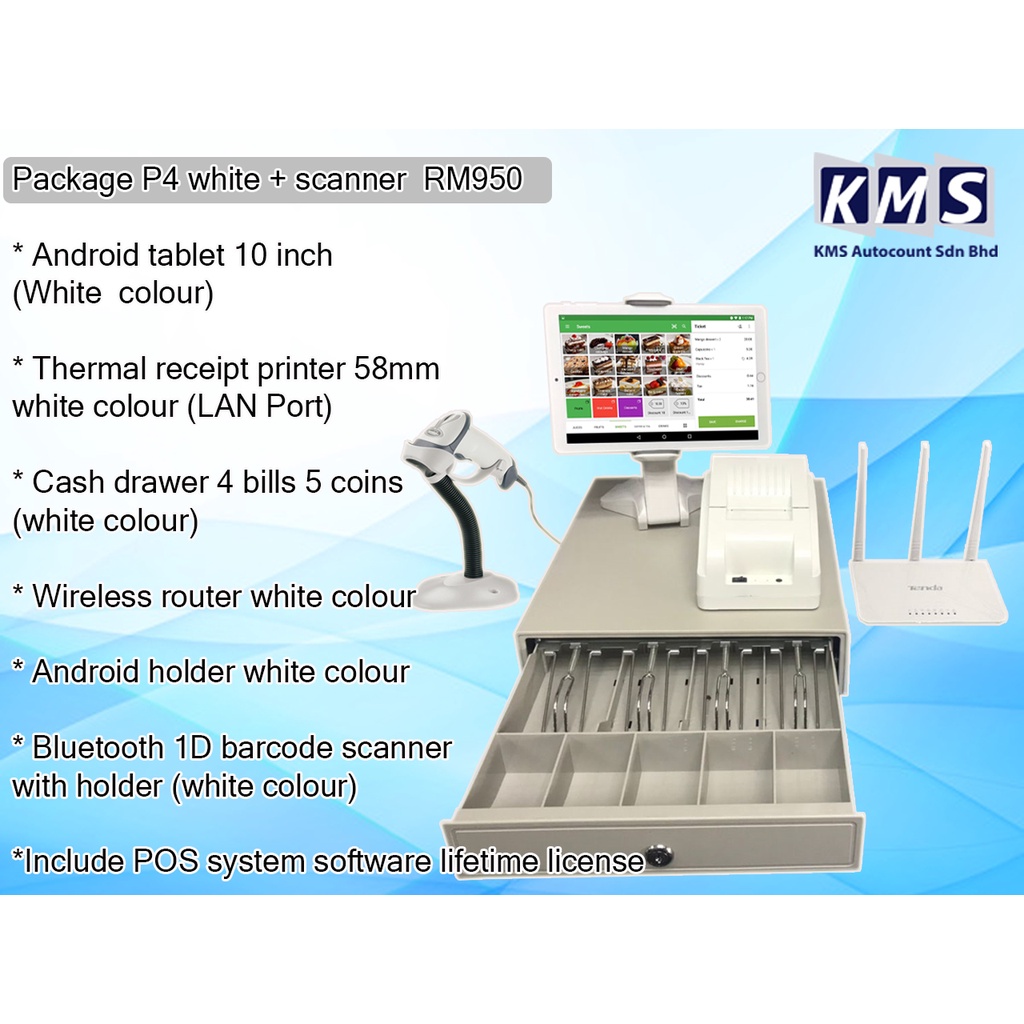 HOT SELLING!! Tablet Mesin Cashier POS System Mesin Kaunter Cashier ...