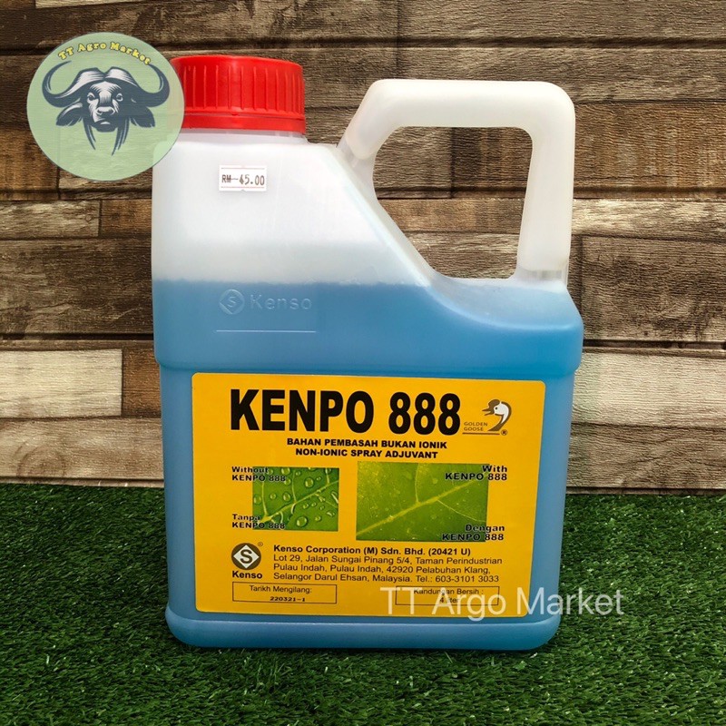 KENPO 888 Gam Pelekat Racun Baja Foliar Wetting Agent 4 Liter | Shopee ...