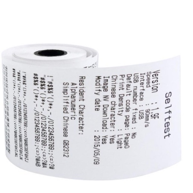 Paper Rolls 80×50mm 57x50mm 80x60mm Thermal Receipt Paper Roll Kertas ...