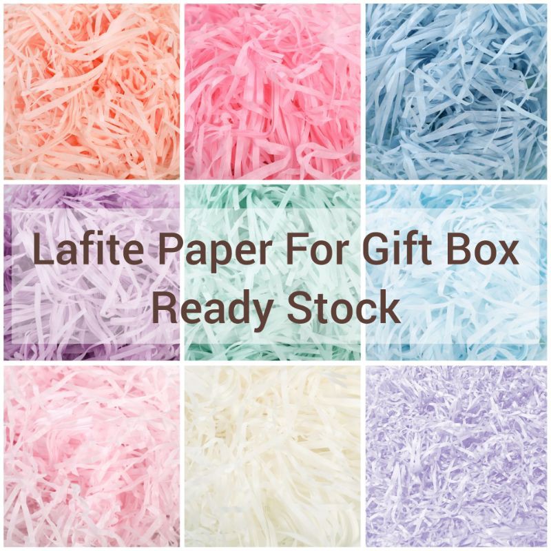 🔥Malaysia Ready Stock🔥100g/50g Lafite Shredded Filler Paper Straws for ...