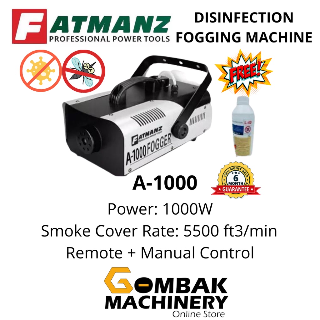 FATMANZ A-1000 1000W Disinfection Fogging Machine (Sterilizer ...