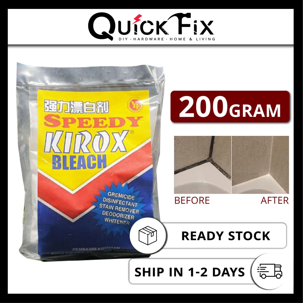 QuickFix Speedy Kerox Bleach 200 gram Untuk Mosaic Lantai Toilet Tandas ...