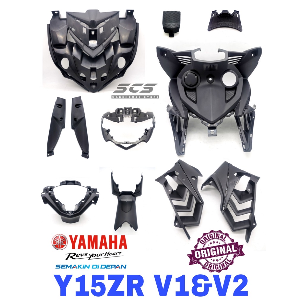 Yamaha Inner Body Black Cover Set Y15ZR V1 V2 Ysuku Standard Original ...