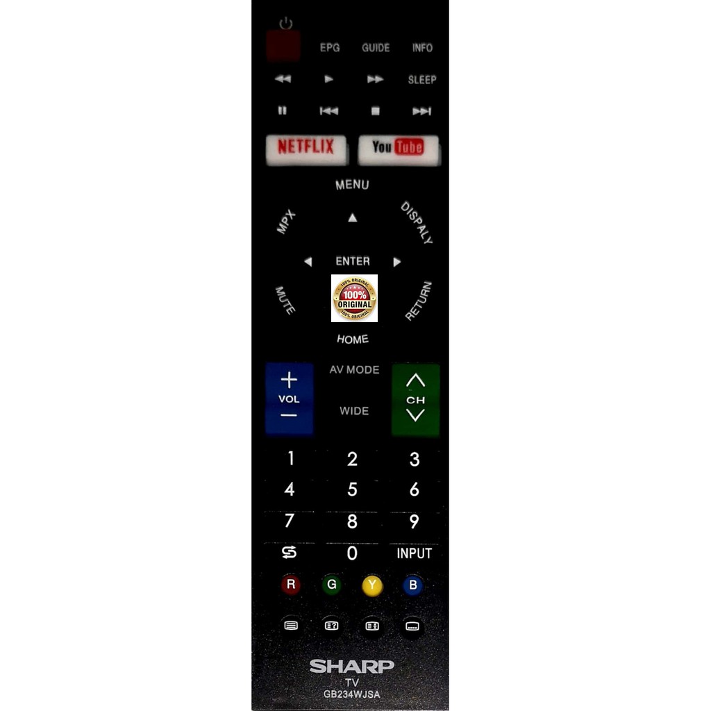 Sharp Smart Led Tv Remote Control For LC32SA4500X LC40LE380X ...