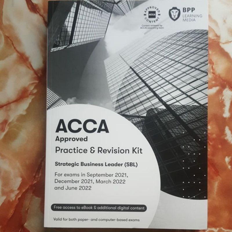 ACCA SBL SBR 2022 Practice&Revision Kit Workbook (ready stock) | Shopee ...