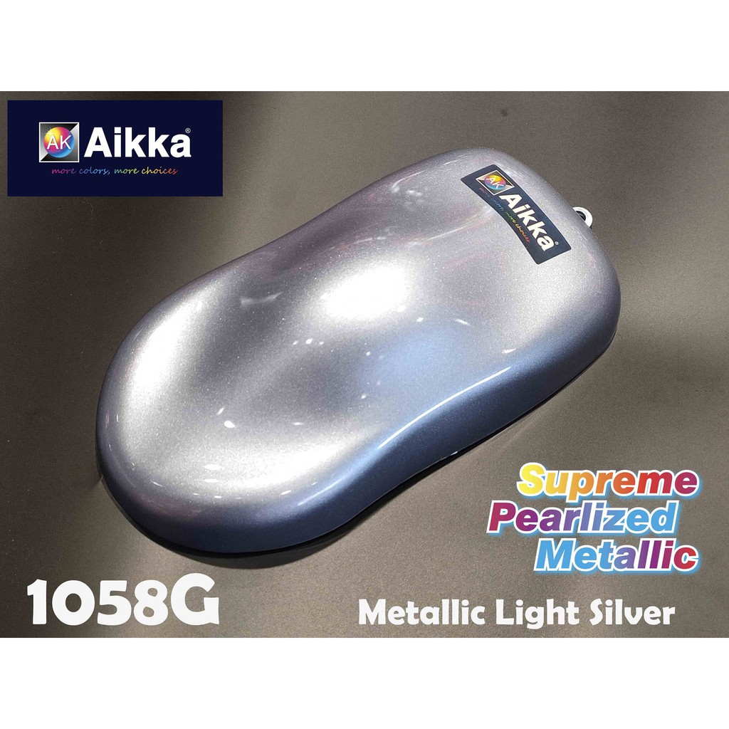 NIJIPLAY AIKKA 1058G METALLIC LIGHT SILVER SUPREME METALLIC 2K PAINT ...