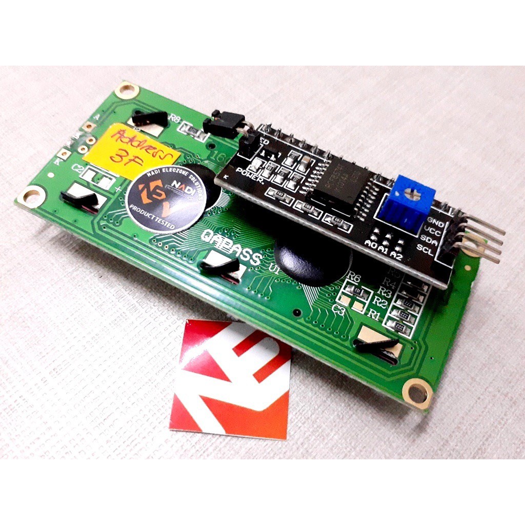 Serial LCD Display 1602 16X2 Blue IIC I2C Character Module Arduino ...