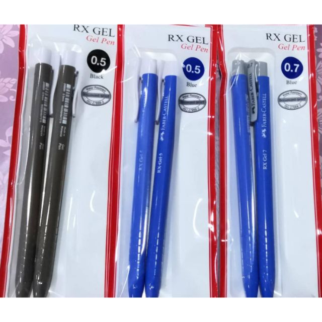 Faber castell Rx gel pen 0.5&0.7(2's) | Shopee Malaysia