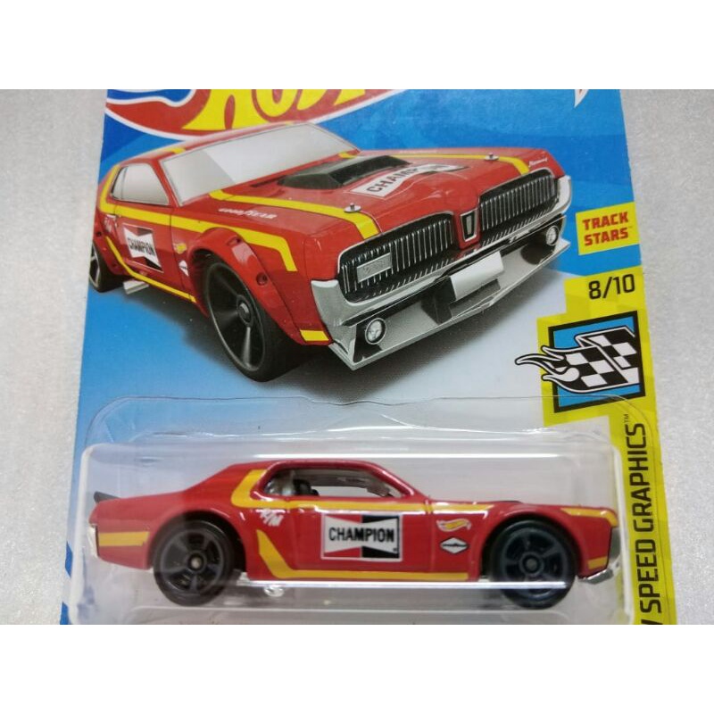 Hot Wheels 1968 Mercury Cougar CHAMPION (card crease) | Shopee Malaysia