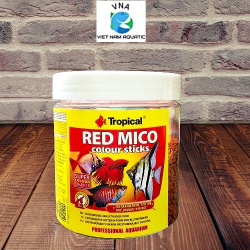 Tropical Red Mico - Color enhancing food for ornamental fish (100g ...