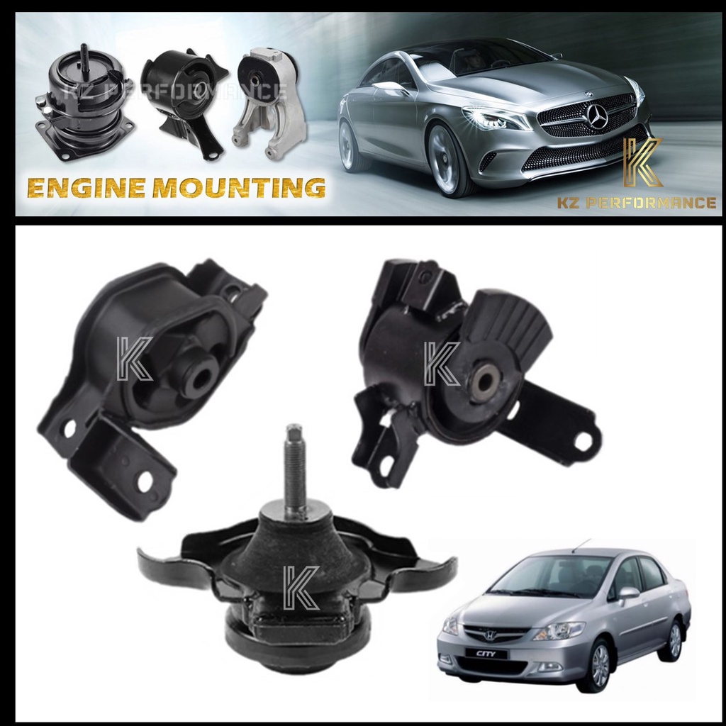 HONDA CITY SEL GD 1.5 AUTO 03-07 / HONDA JAZZ SAA 1.3 1.5 AUTO 03-08 / ENGINE MOUNTING SET ...