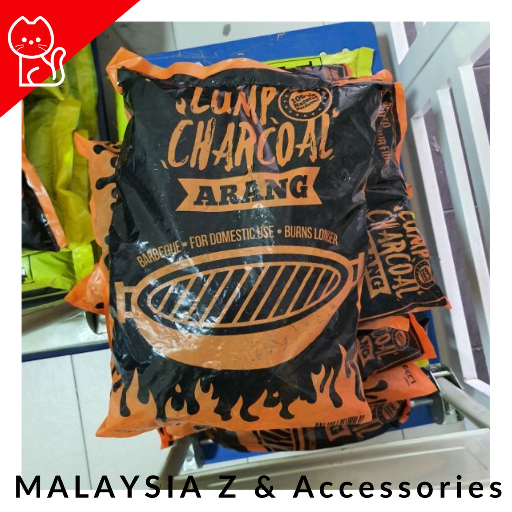 Natural Lump Charcoal Arang Clean Barbecue Longer Burning Safe 1.2KG ...