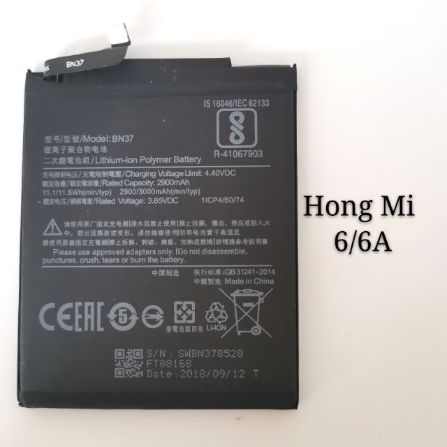 REDMI 6/REDMI 6A ORIGINAL BATTERY BN37 (2900mAh) | Shopee Malaysia