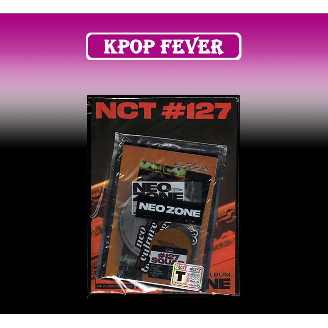 NCT 127 - NCT NEO ZONE T Ver. 2nd ALBUM CD PHOTOBOOK PHOTOCARD SEALED ...