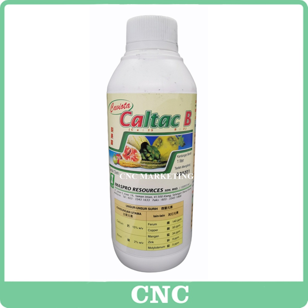 1L Caviota Caltac B Foliar Calcium Boron Baja Liquid Fertilizer Air ...