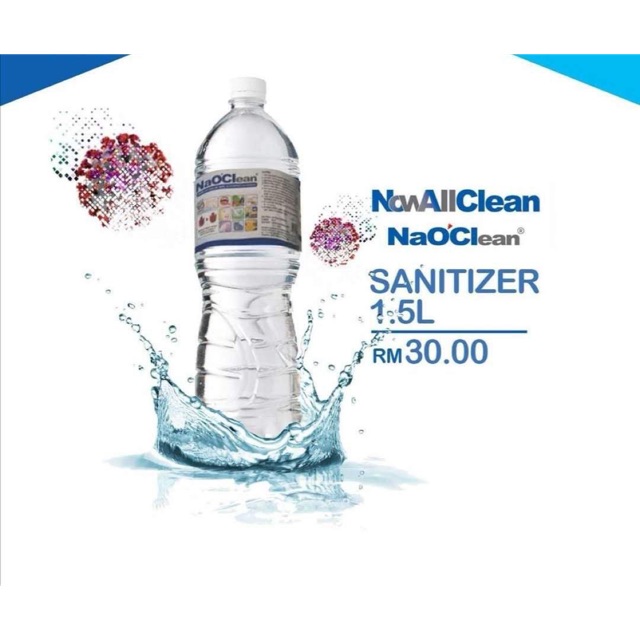 NaOClean Sanitizer water 1.5L (Non-Alcohol) | Shopee Malaysia