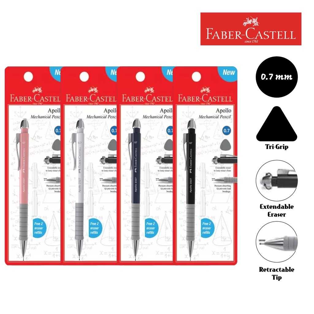 Faber-Castell | Mechanical Pencil | Apollo Mechanical Pencil (Tip/Lead ...