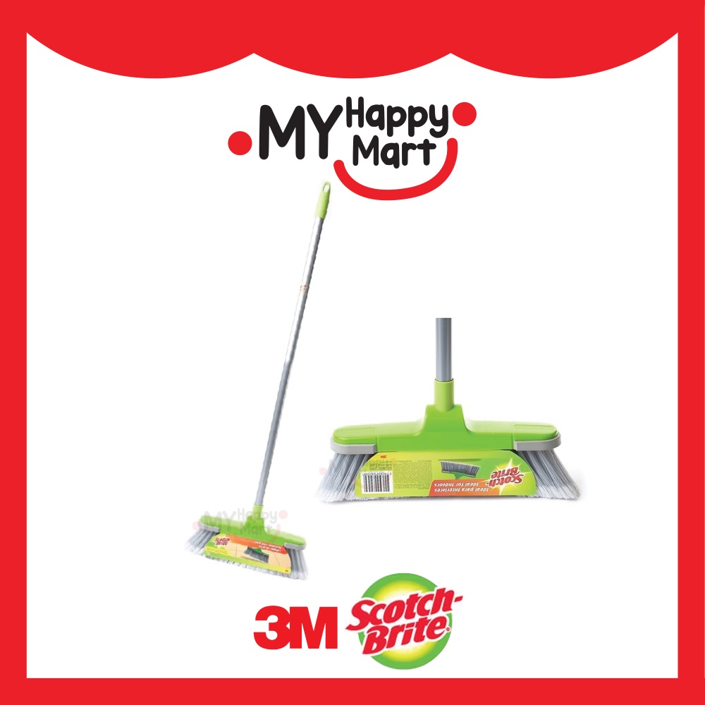 3M Scotch Brite Indoor Broom With Bumpers (1 Pc/Pack) 3M™ Scotch-Brite ...