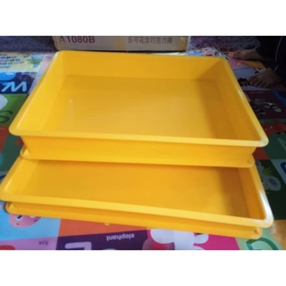 Plastic Yellow Tray /Basin kuning/Yellow Plastic Cake Tray / Bread Tray ...
