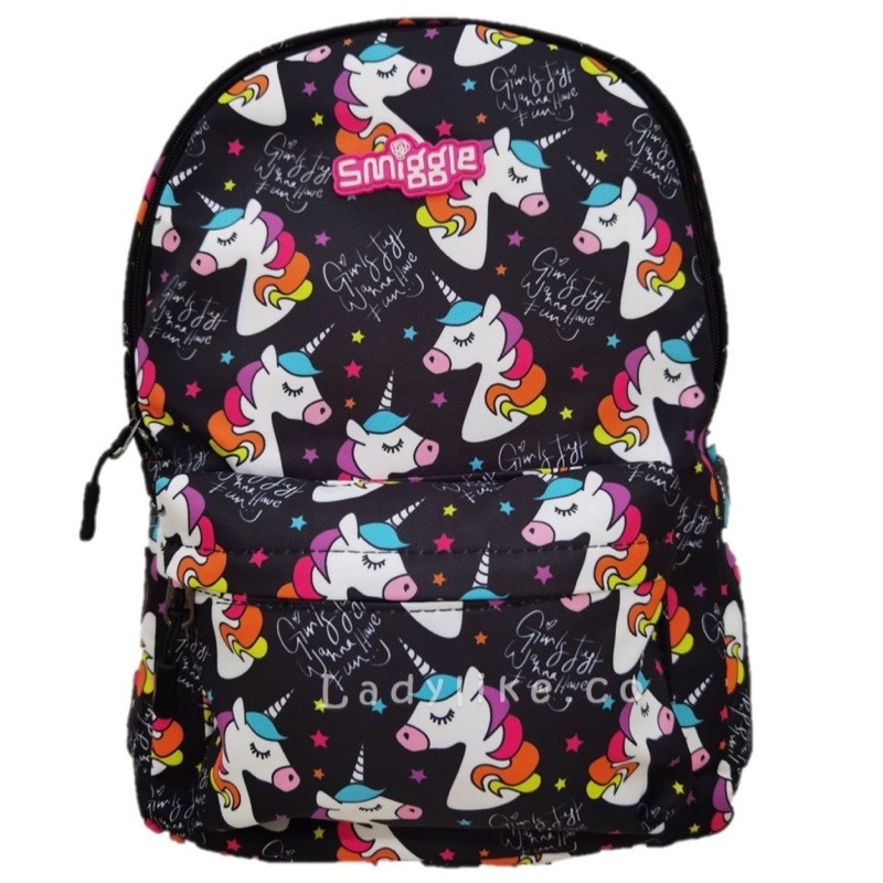 SMIGGLE BEG SEKOLAH 🦄SMIGGLE UNICORN SCHOOL BAG/ PONY BACKPACK ️SAIZ 17 ...